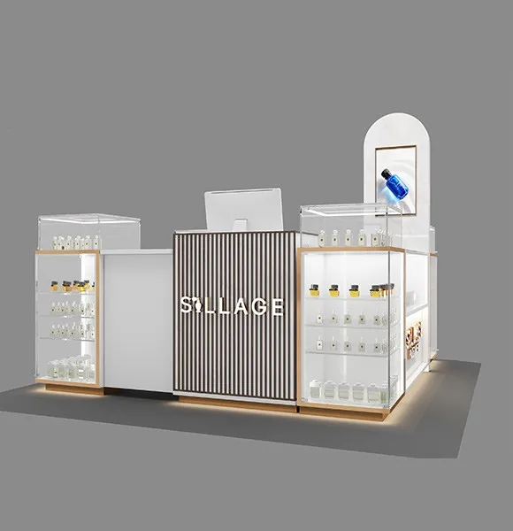 Perfume Display Counter - Luxury Mall Retail Solutions