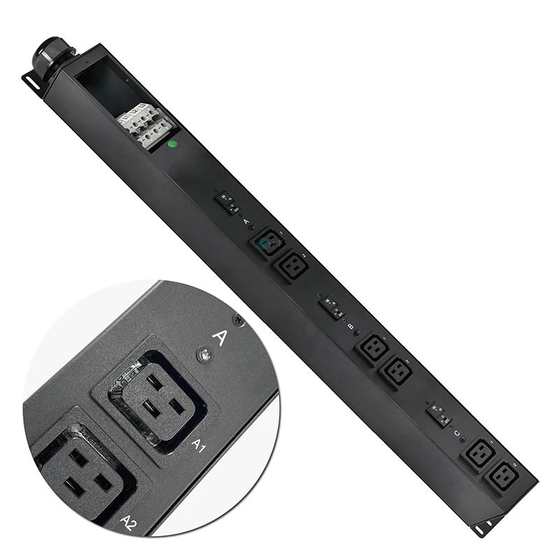 Hot Selling Good Price 6 Ways C19 63a Rack Power Distribution Unit Pdu With 3p 63a Hydraulic ...