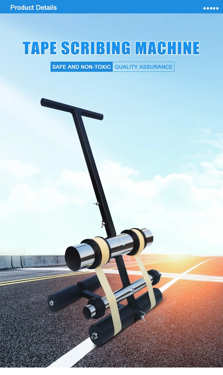 Tape Dispenser Floor Marking Tape Applicator Rubber Road Marking ...