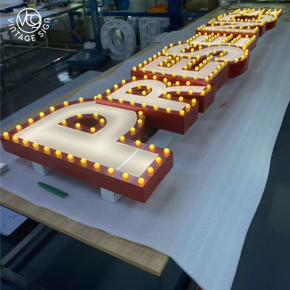 Plastic Large Up Marquee Mini Signs Illuminated Giant Letter Love ...