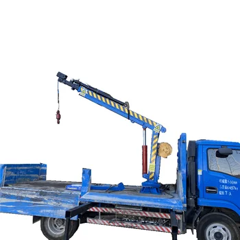 Small Pickup Truck Crane Loading And Unloading Hydraulic Automatic ...