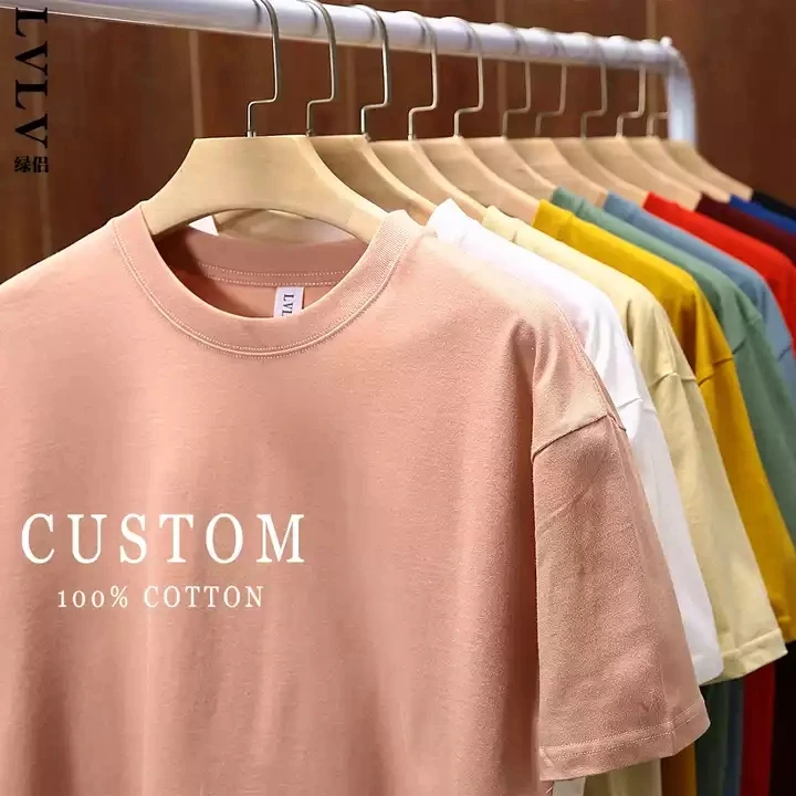 Men's Clothing Hight Quality 100% Cotton Custom Logo Men T Shirt T ...