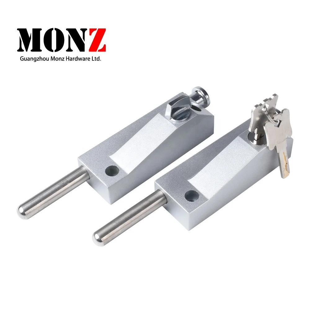 Zinc Alloy Glass Revolving Door Lock Folding Door Lock Hotel Commercial ...