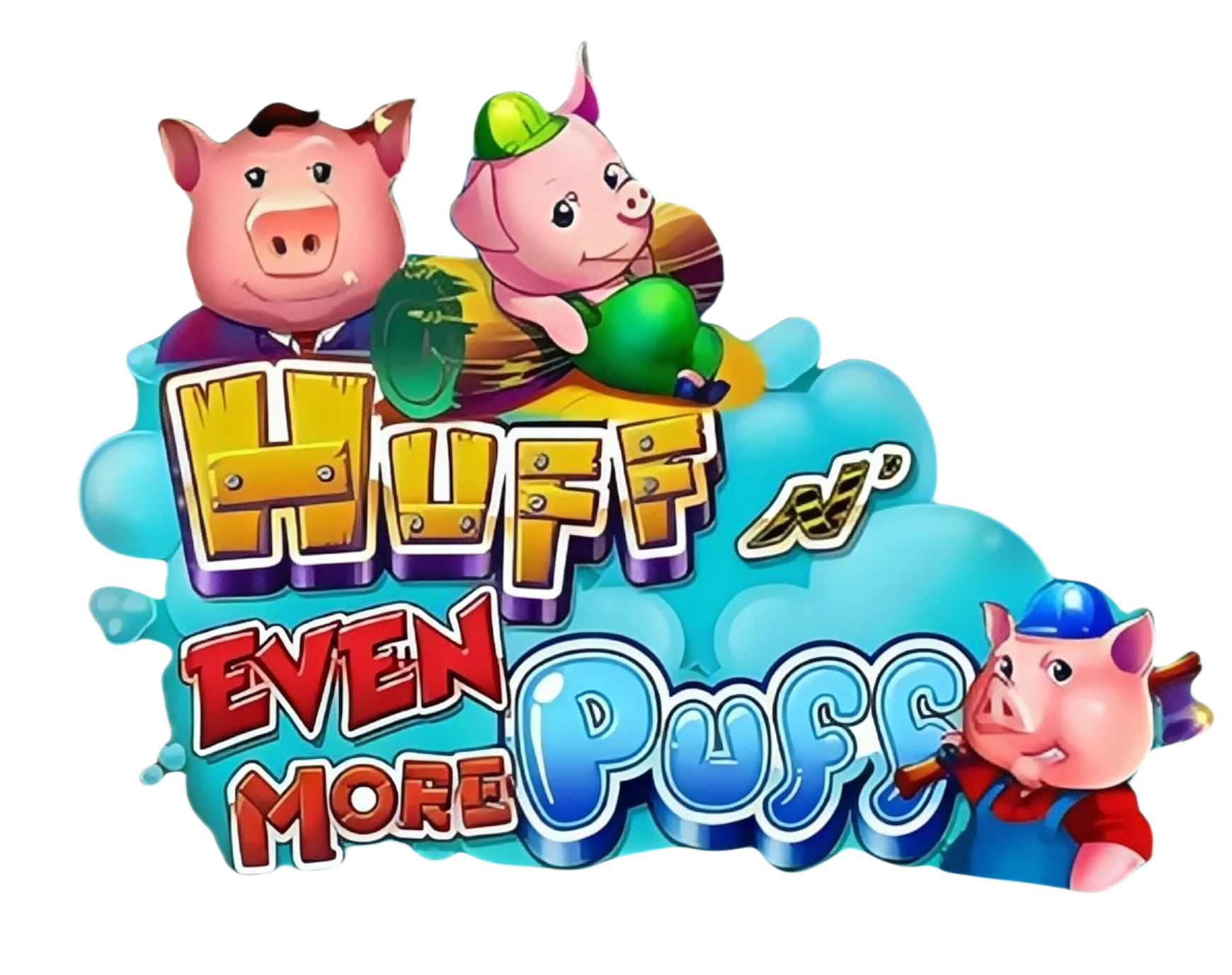 Huff N' More Puff Three Little Pigs Curved Touchscreen Game Board ...