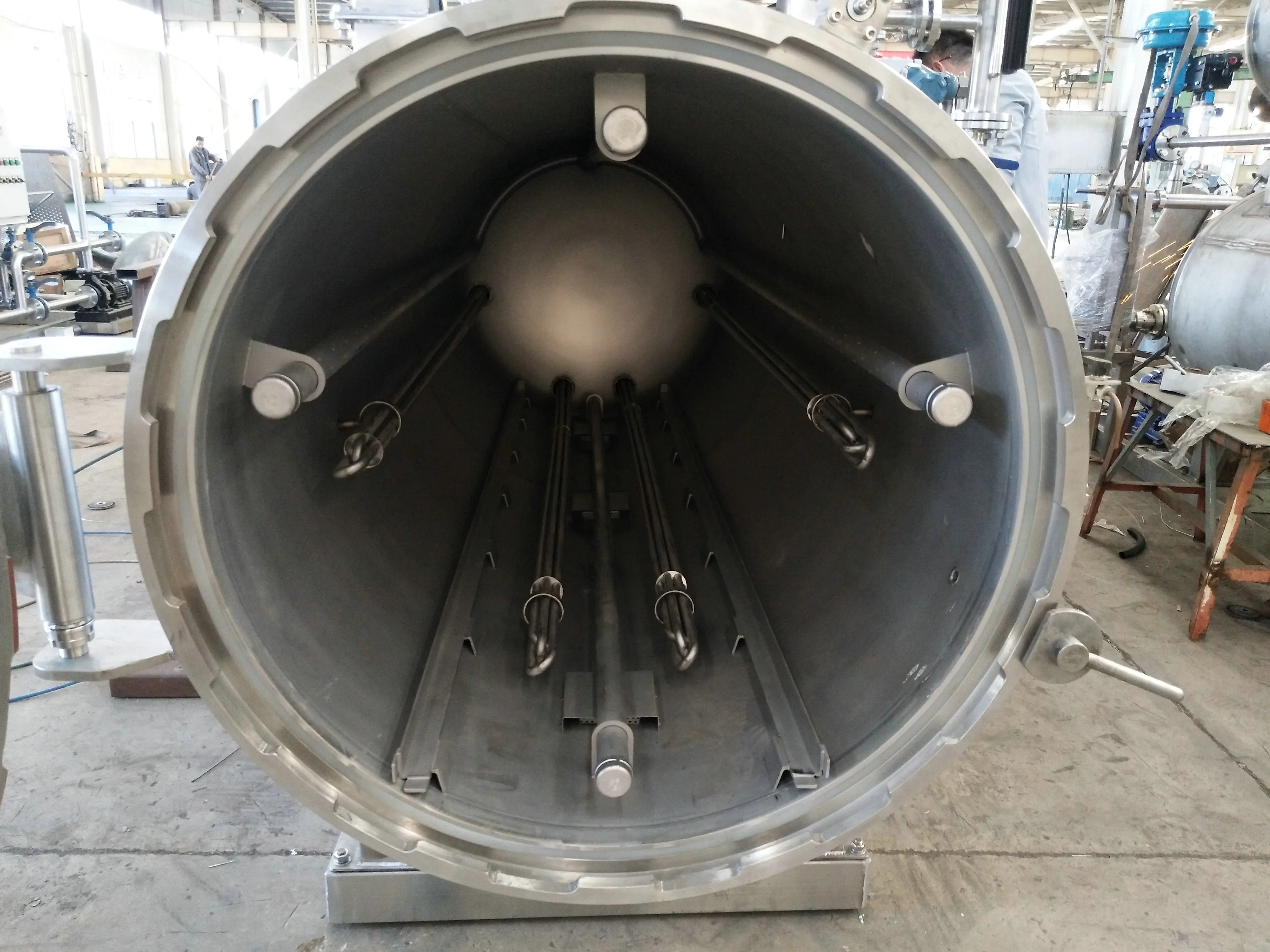 Ce Certificate Food Water Bath Autoclave Retort Machine For Ham Sausage ...