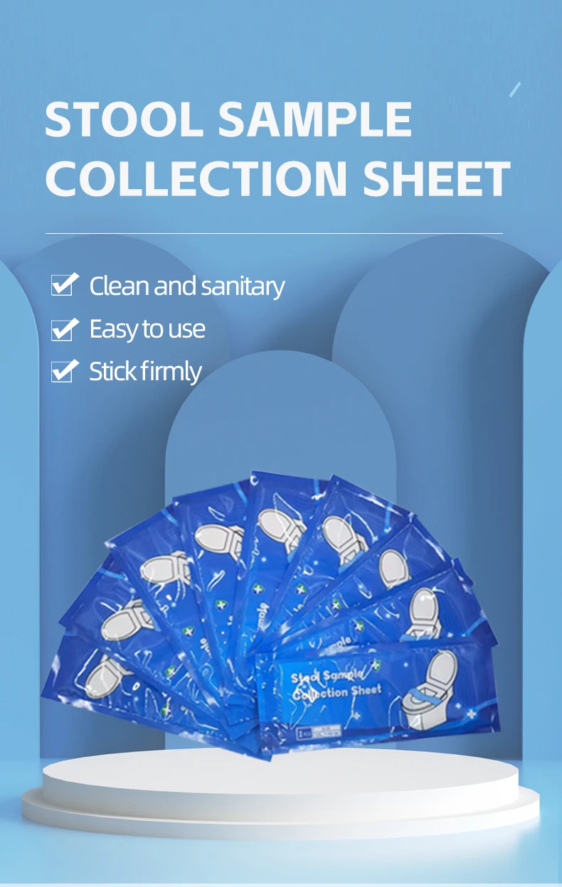 Flushable Stool Sample Collection Sheet - Disposable Toilet Seat Covers