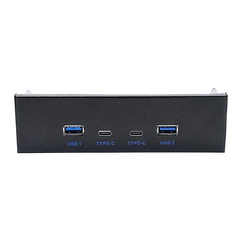 Pc case 5.25 Hdd Bay Front Panel Type-c Type-e(A-KEY) 4 Ports Hub ...