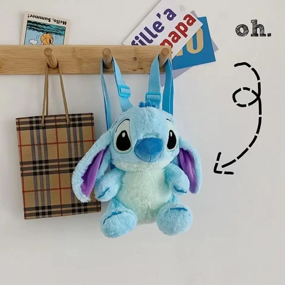 22m Stitch Plush Backpack Stuffed Plush Doll Cartoon Blue Lilo Stitch ...