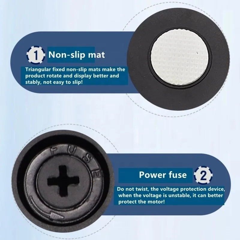 Variable Speed Electric Rotating Display Table 360 Degree Rotating ...