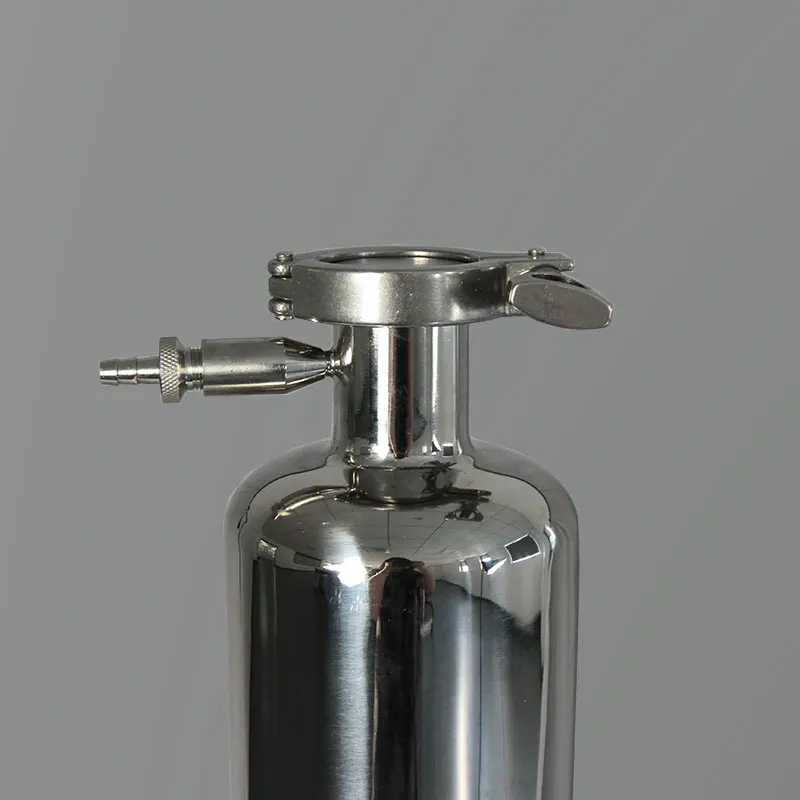 Sanitary Stainless Steel Micro Cartridge Filter Housing With 10" 20" 30 ...
