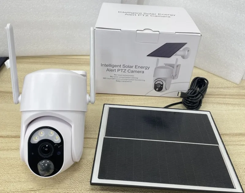 7800mah 4g Solar Ptz Camera Outdoor Security Camera With Solar Street ...