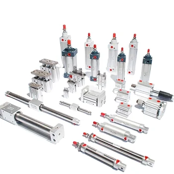 Pneumatic Air Cylinder Long Stroke Pneumatic Cylinder Stainless Steel ...