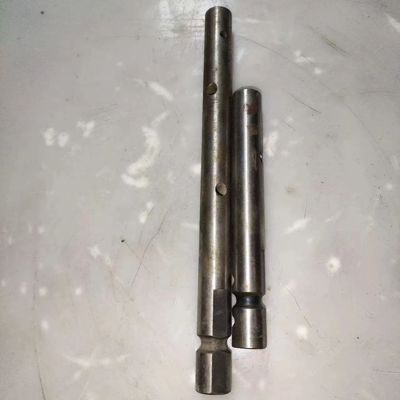 Road roller BJ10 gearbox first, second, and third gear shift fork shaft ...