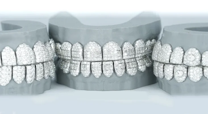 Pass Diamond Tester Princess Cut Custom Moissanite Grillz