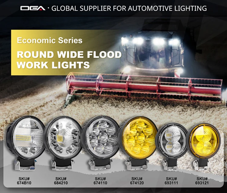 2021 Amazon Hot Sale Hyper Flood Offroad 5500K 48w 4inch Led Work Light ...