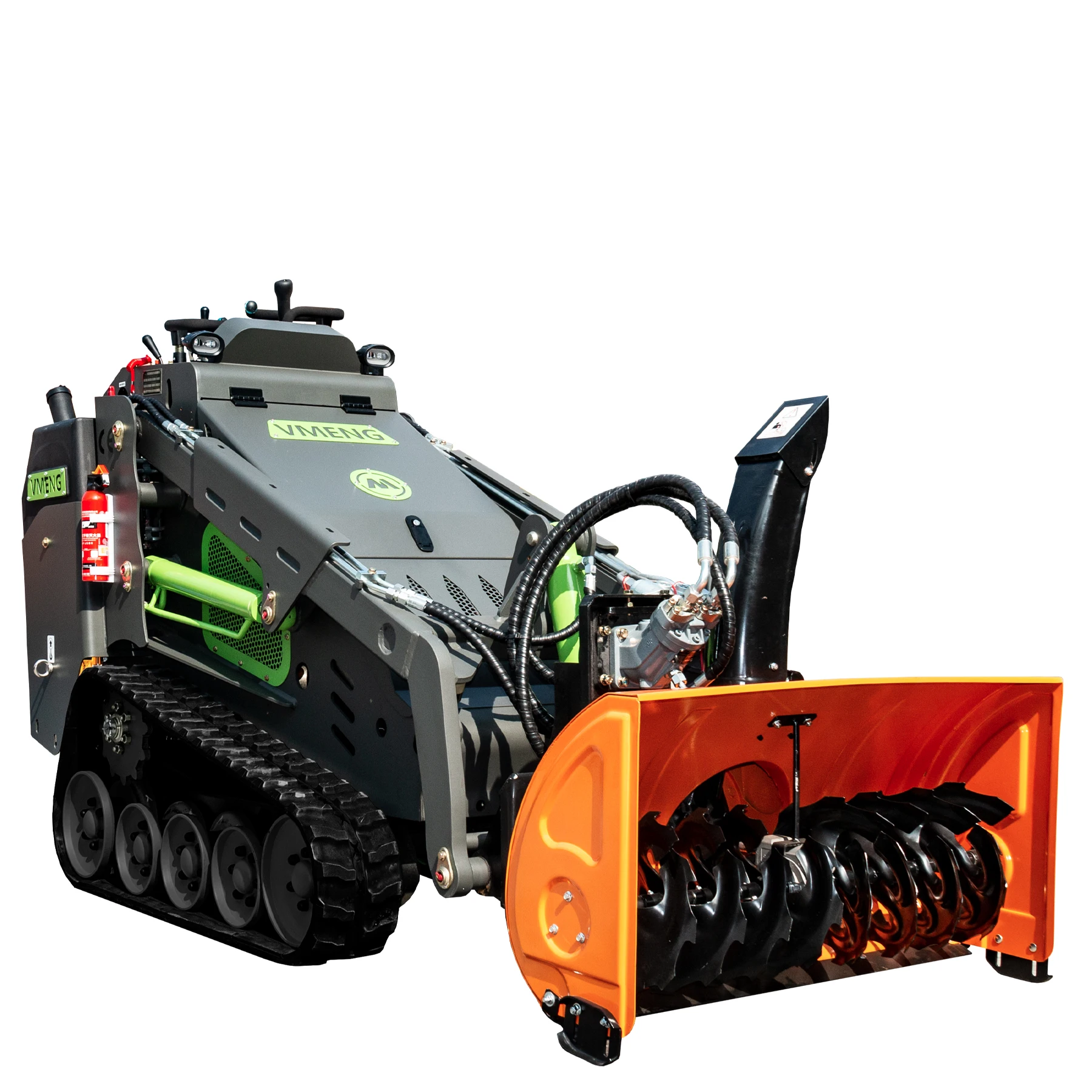 High Efficiency Portable Hydraulic Snow Blower Mini Skid Steer Loader ...