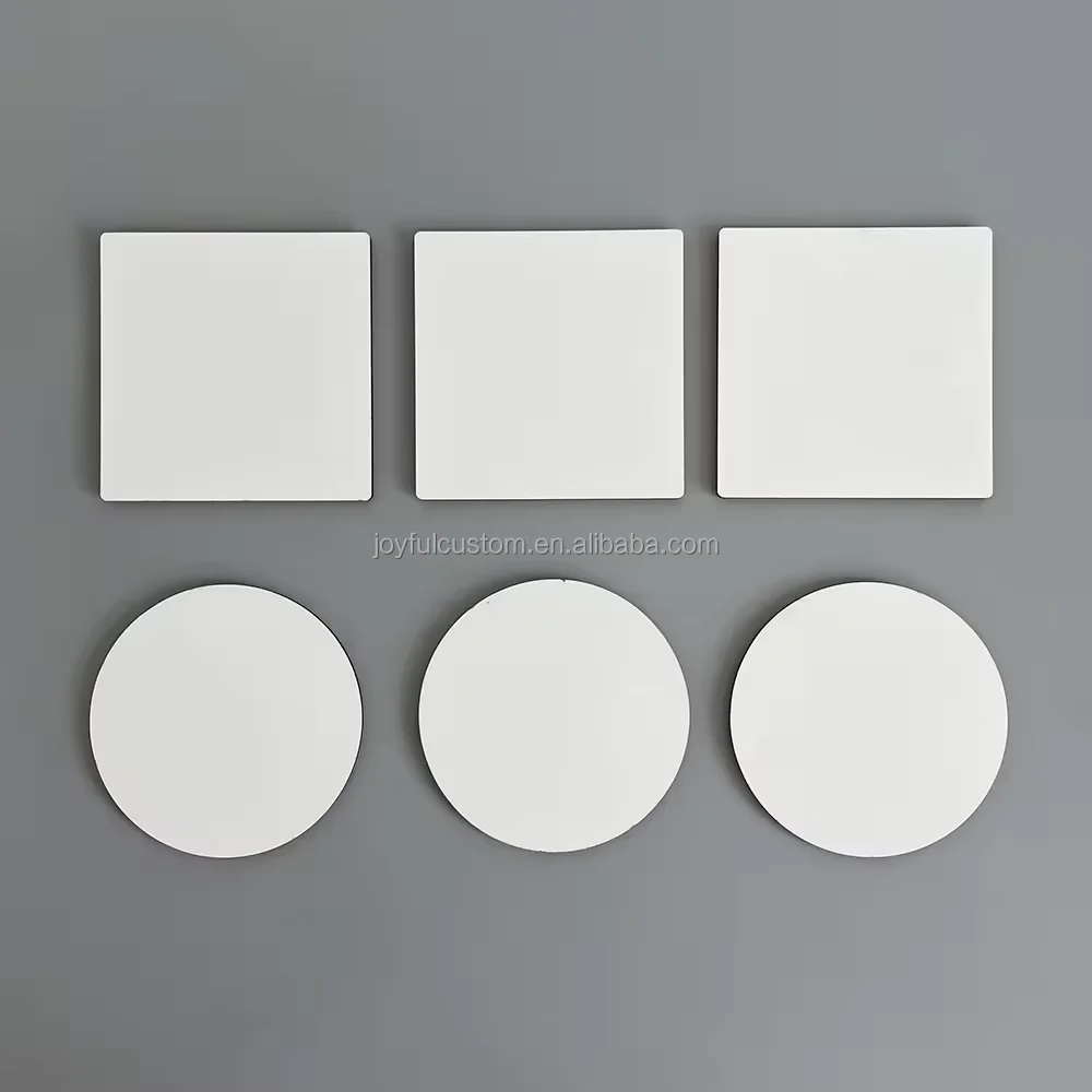 90mm Square Sublimation Coaster Blank White Heat Transfer Mdf Hardboard ...