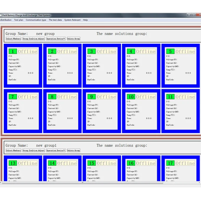 4 Channel Lithium Battery Load Grading Tester Machine Aging Analyzer ...