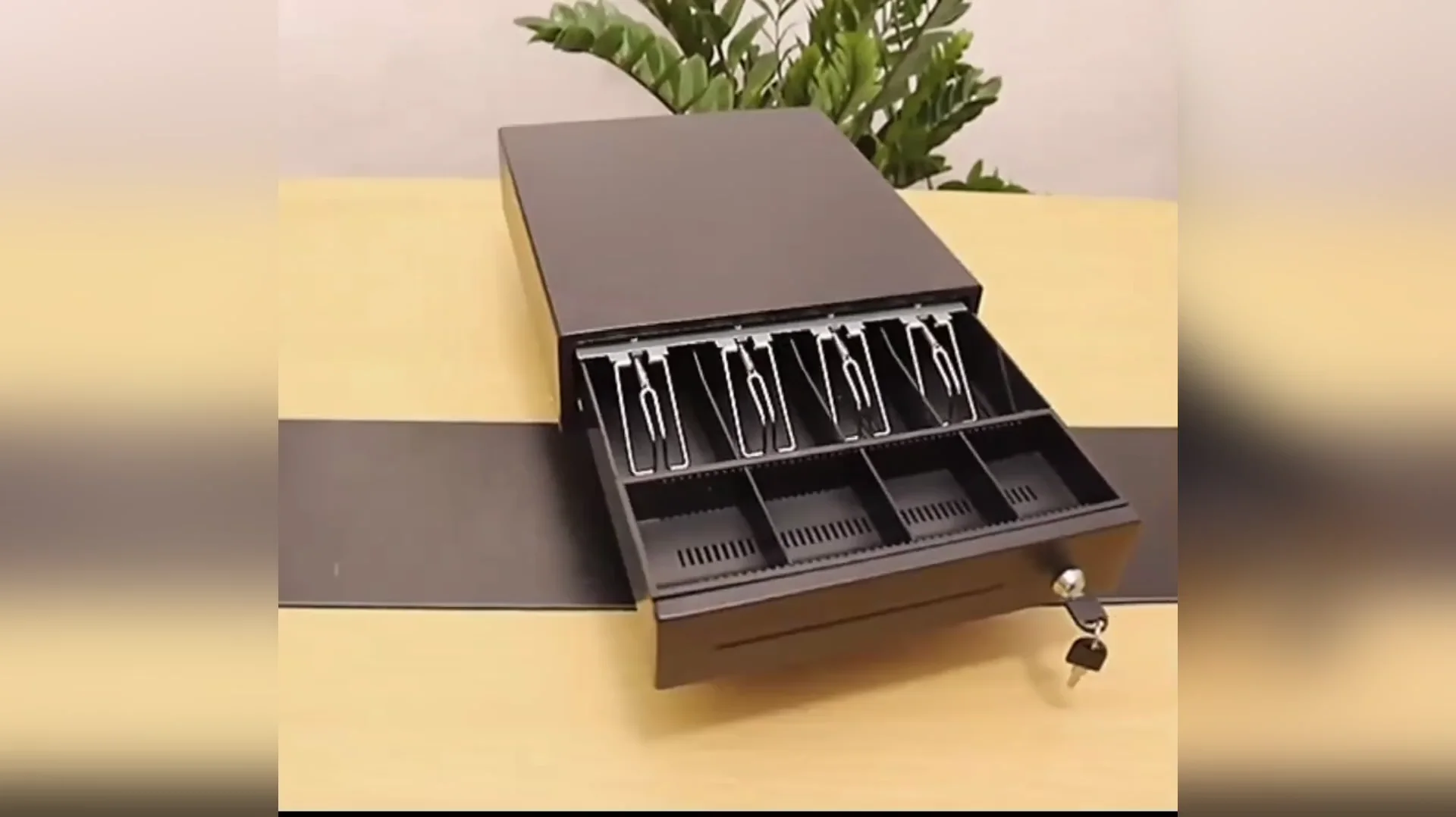 Zywell High Quality 12v/24v Cash Register Cash Drawer 4 Bill Slots 4 ...