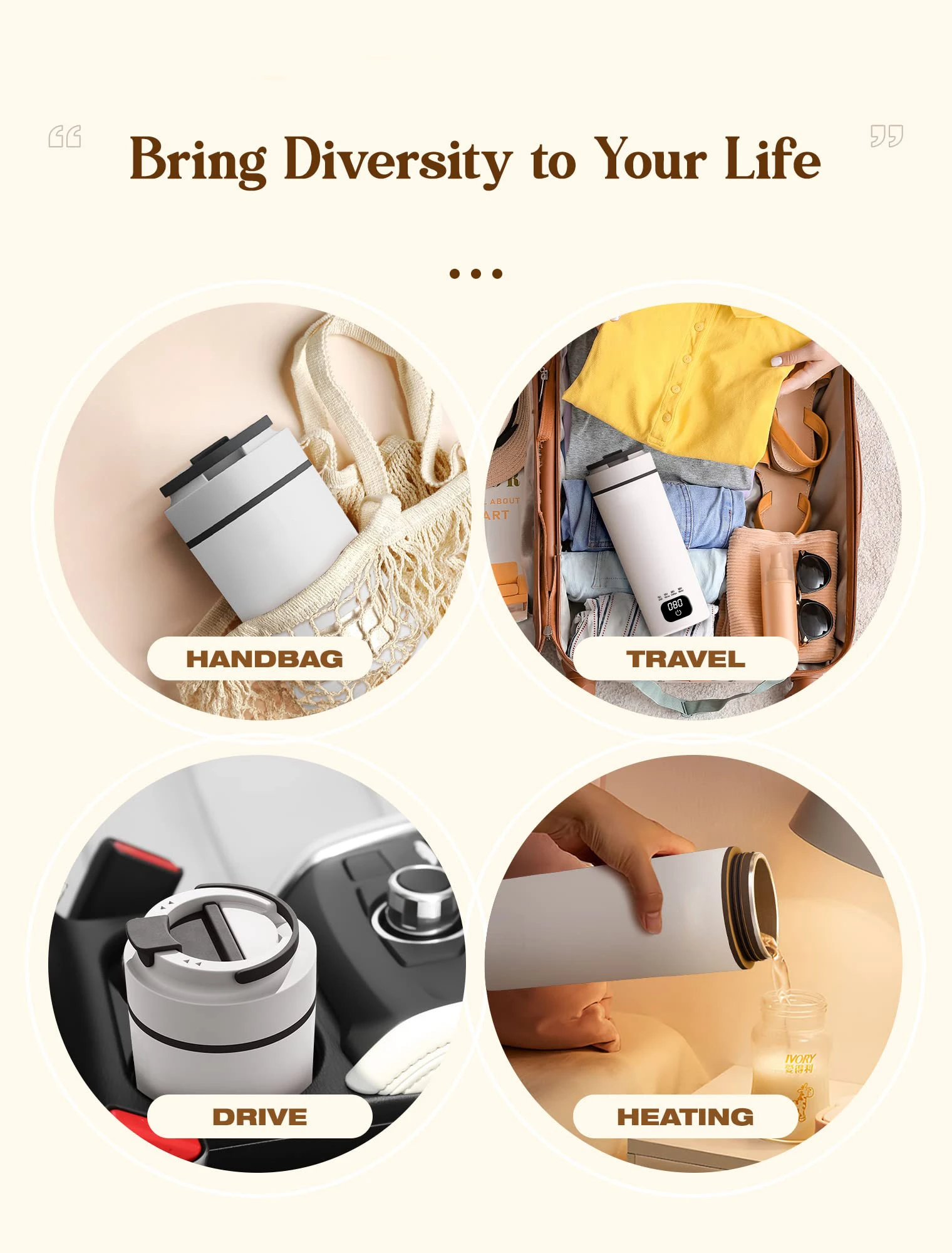 450ML Portable Electric Kettle Fast Water Boil Small Portable Kettle ...