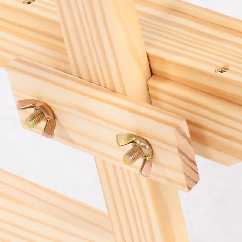 A Frame Easel 59" To 69"h Hold Canvas To 49" Pine Wood Large Artist ...