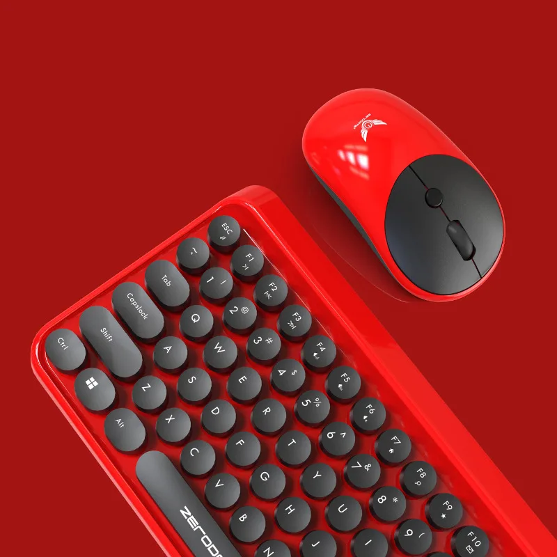 2.4g Wireless Keyboard And Mouse Dot Keyboard Office Laptop Wireless ...