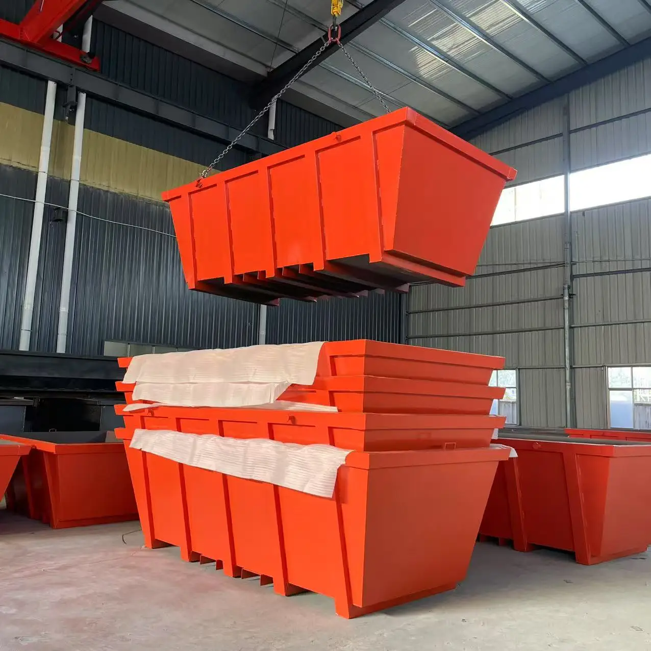 Large Steel Skip Bin Heavy Duty Skip Bins Recycling Bin Mobile Skip Bin ...