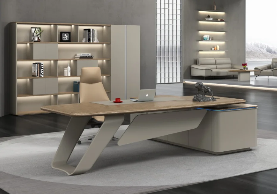 Modern Luxury Computer Working Table for Boss Home Office