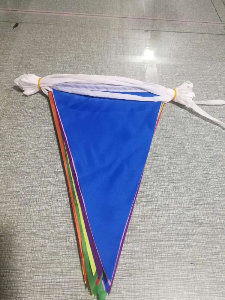 Wholesale Diy White Pennant Sublimation Blank Canvas String Flag For ...