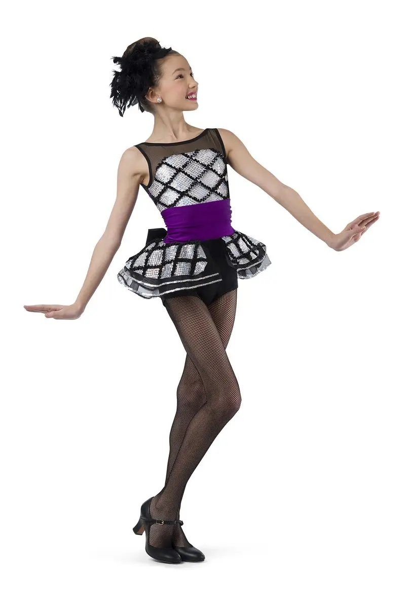 Girls Teens Ladies Kids Competition Sequin Jazz Dance Costumes