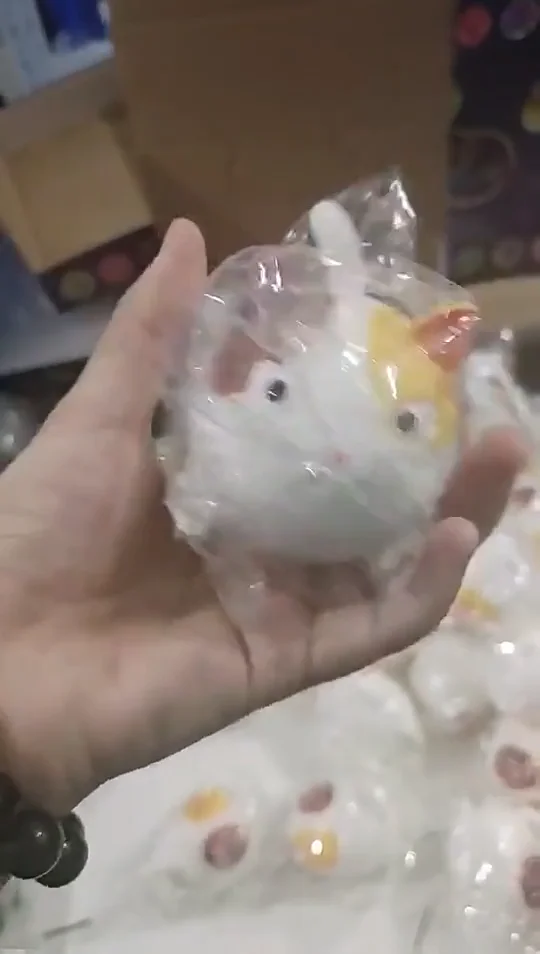 Angry Cat Decompression Pinch Funny Lovely Big Face Cat Decompression ...