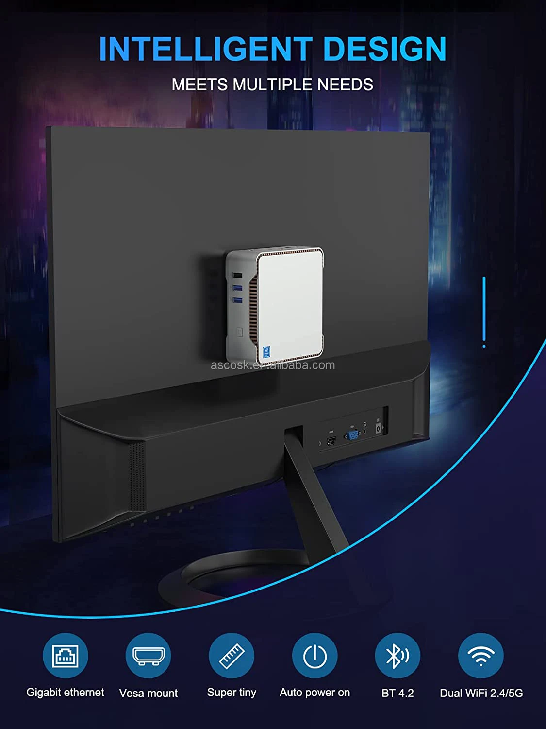 Oem Gk3 Plus N95 Mini Pc Computer Triple Display Ssd M.2 2280 2tb 8gb ...