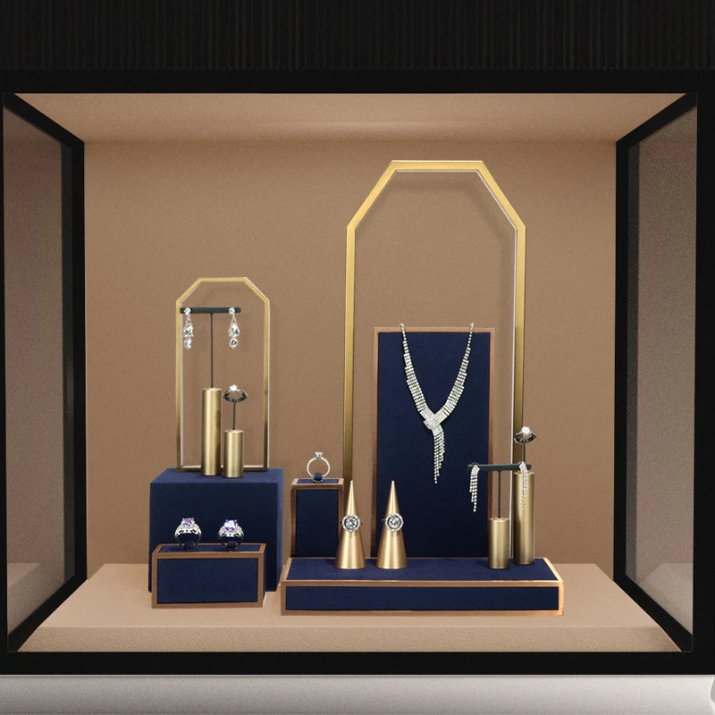 Wyp Custom Jewelry Display Set Luxury Jewelry Displays Sets Microfiber ...