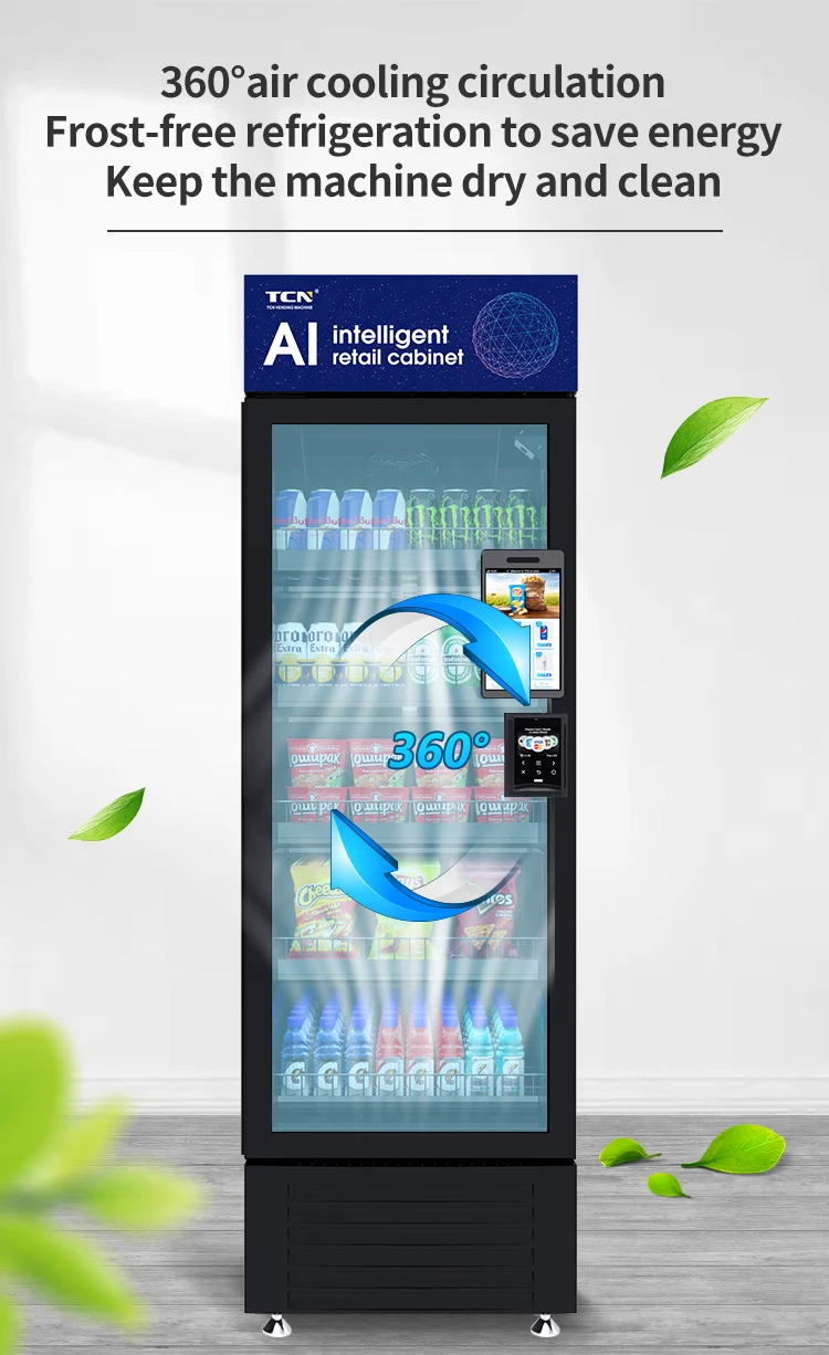 TCN Smart Fridge Vending Machine - Efficient & Reliable