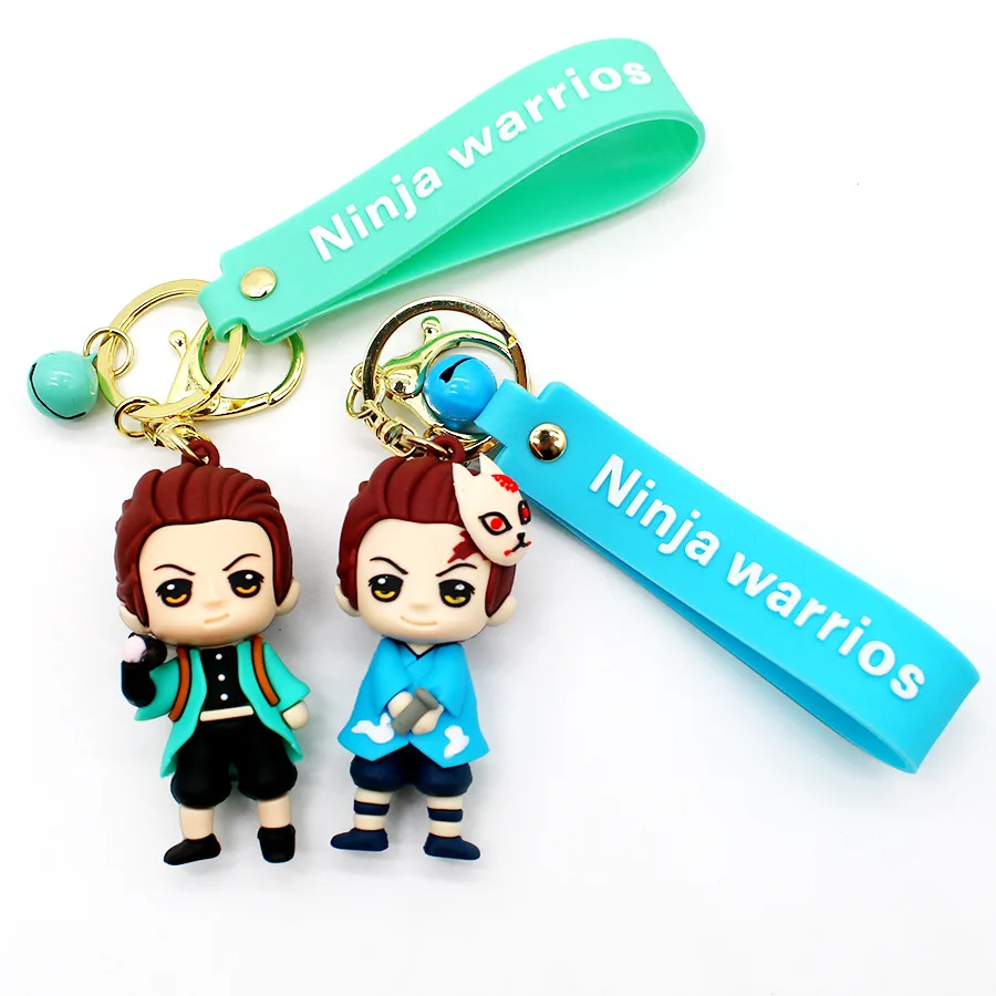 Anime Demon Slayer Kamado Tanjirou Agatsuma Zenitsu Character Keychain ...