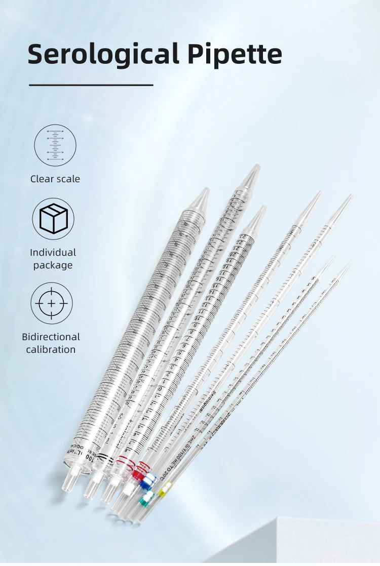 Plastic Laboratory Pipets 2 Ml Disposable Serological Pipette Wholesale ...