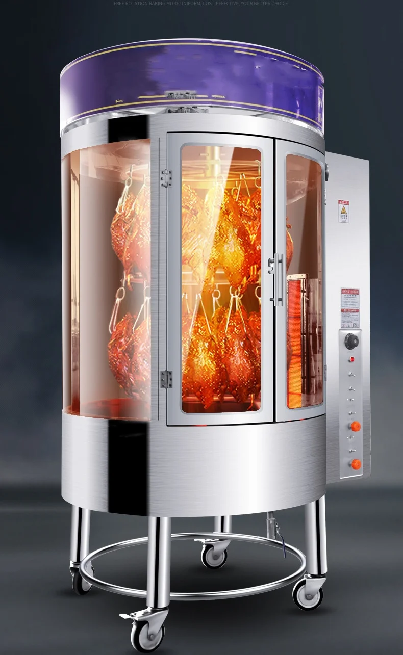 Chicken Oven With Rotisserie And Different Heating Methods Such As Gas ...