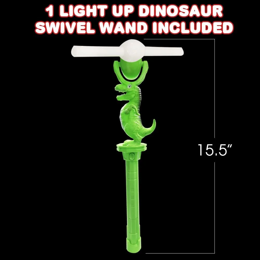 Wholesale Led Glow Light Up Toys Kids Dinosaur Magic Spinner Wand Led ...
