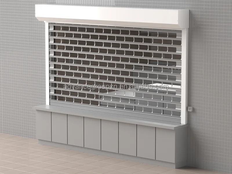 Modern Steel Grille Roller Shutter Door Security Aluminum Grill Rolling ...
