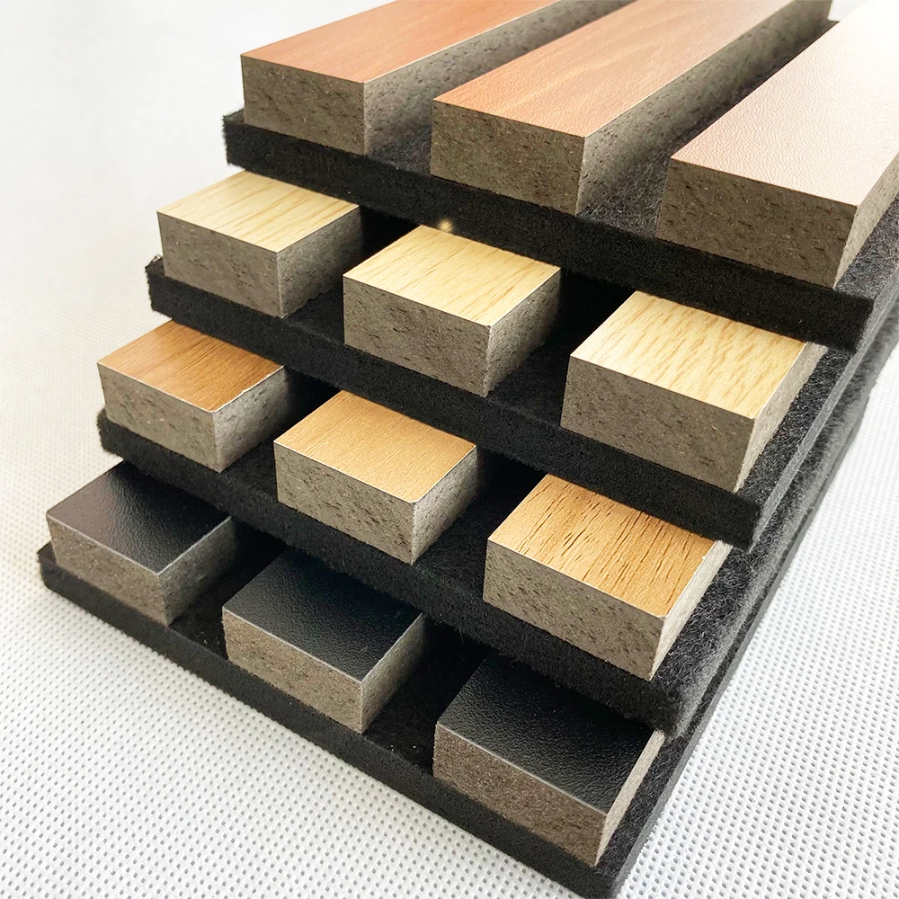 Foju Dense Soundproofing Panel Slat Wall Wood Acoustic Panel Wall Sound ...