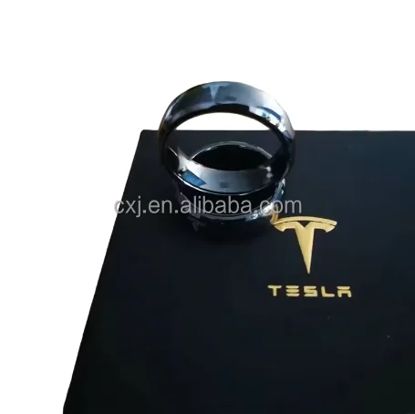 For Tesla Model Y Model3 NFC Ring Car Keys Mini Wearable Finger Smart ...