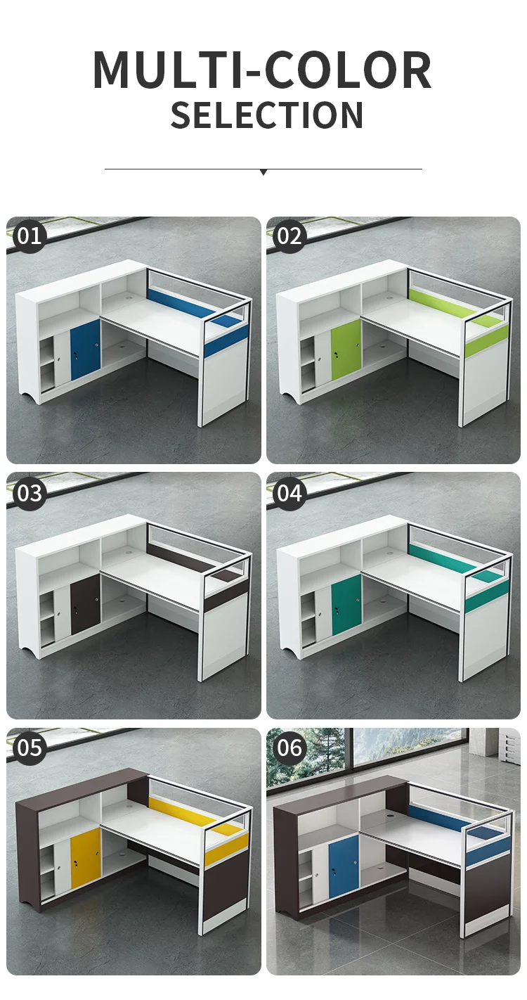 Movable Modular Office Desk Furniture - Ideal for Workstations