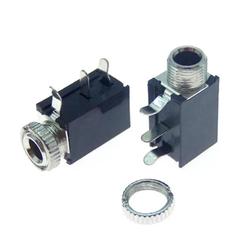 Pcb Mount Pj-316 3.5mm Female Jack 3 Pin Socket Headphone Jack Audio ...