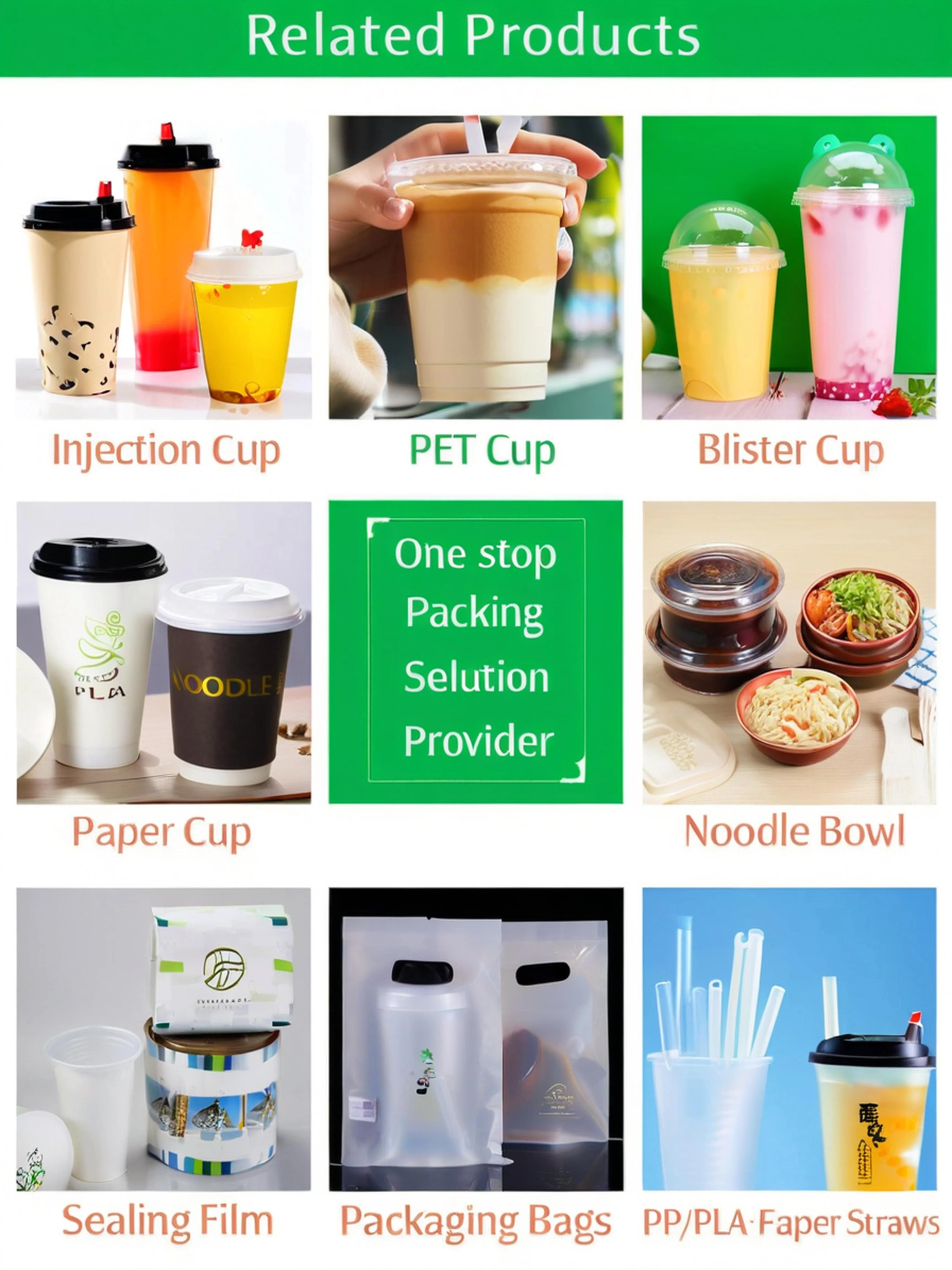 New Split Boba Copos 700ml 1000ml PP Double Enjoy Slush Bubble Tea ...
