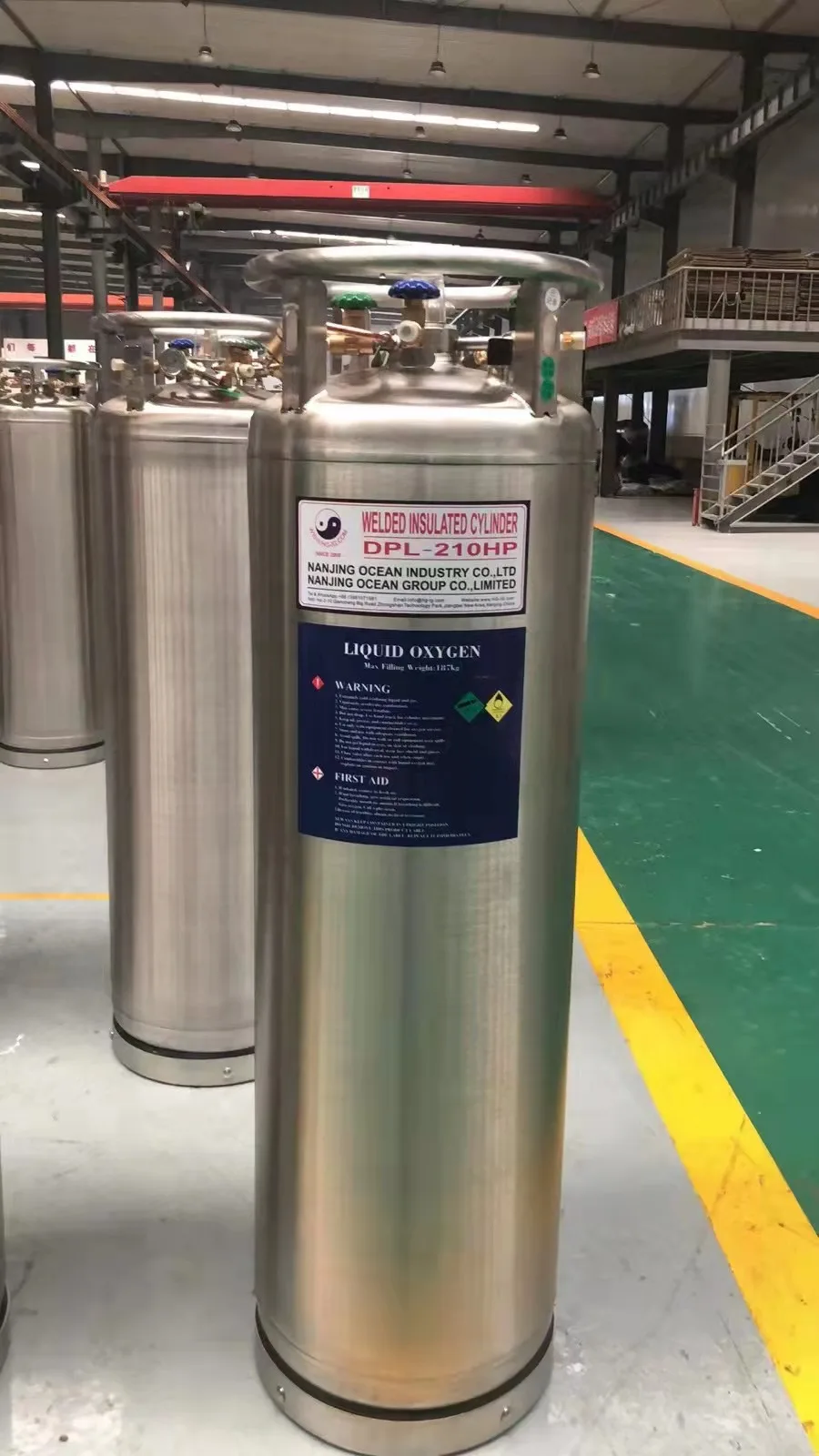 Low Work Pressure Welded Insulated Cylinders - 175L, 195L, 210L