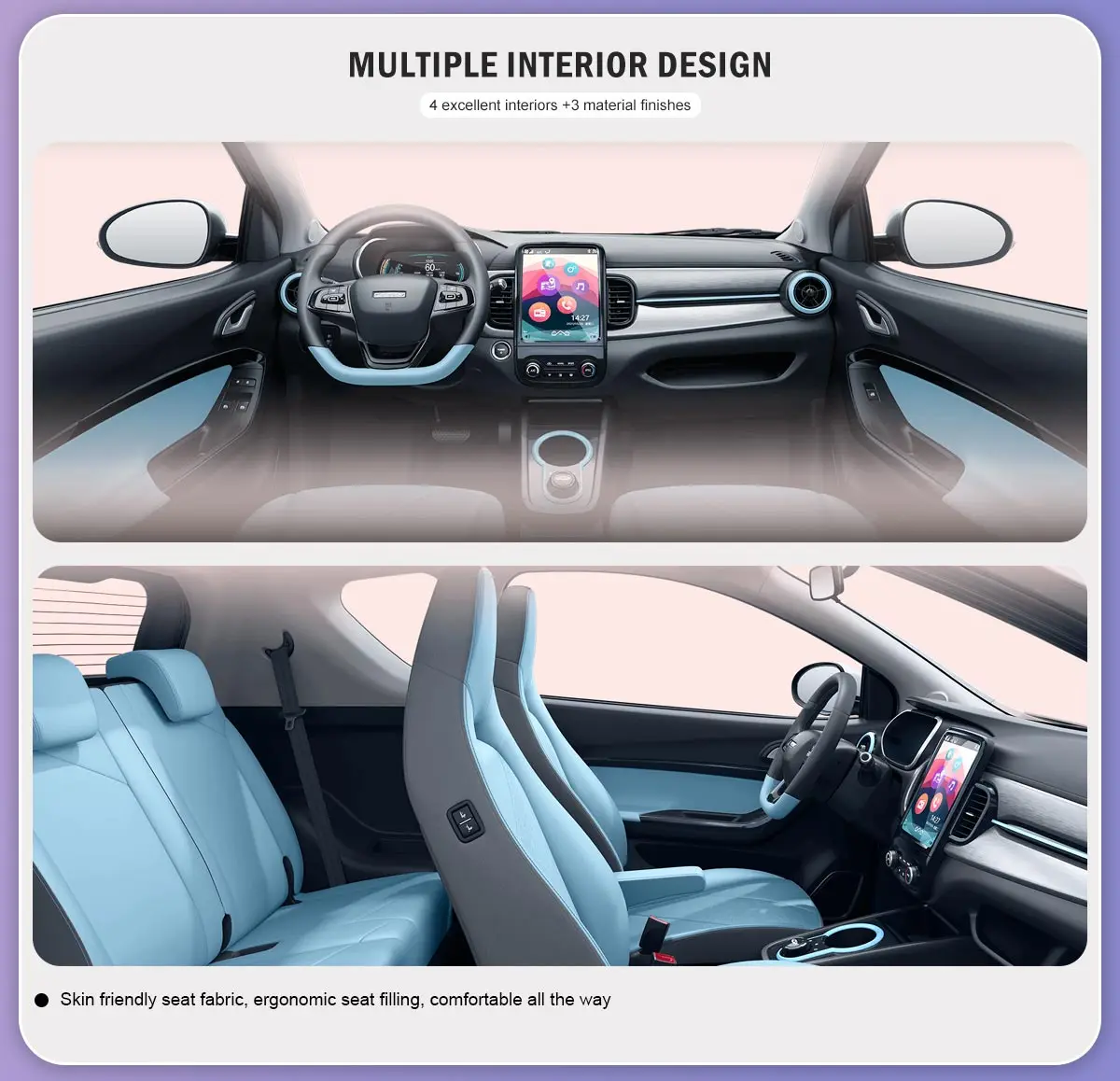 Chery Ant Electric Car - 321KM Range, 2 Door, Rear Wheel Drive