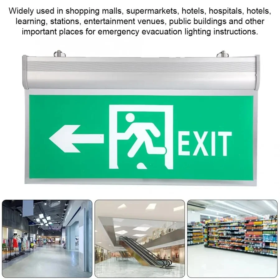 Exit Sign Battery Powered Emergency Lights - Reliable & Efficient