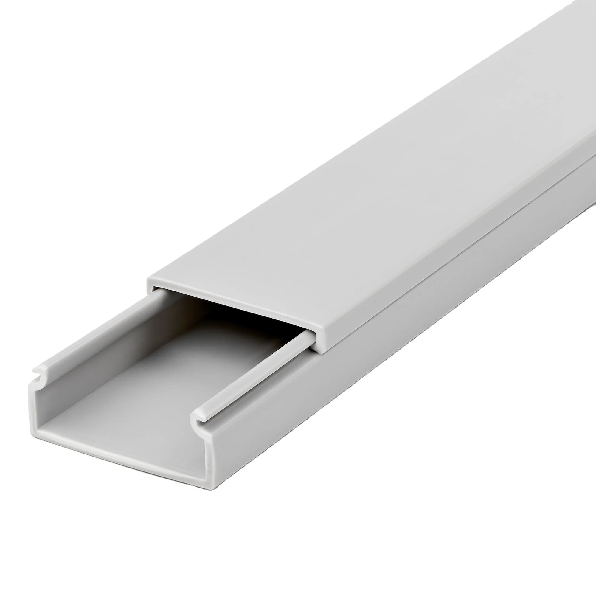 White PVC Trunking - Upvc Cable Channel for Management