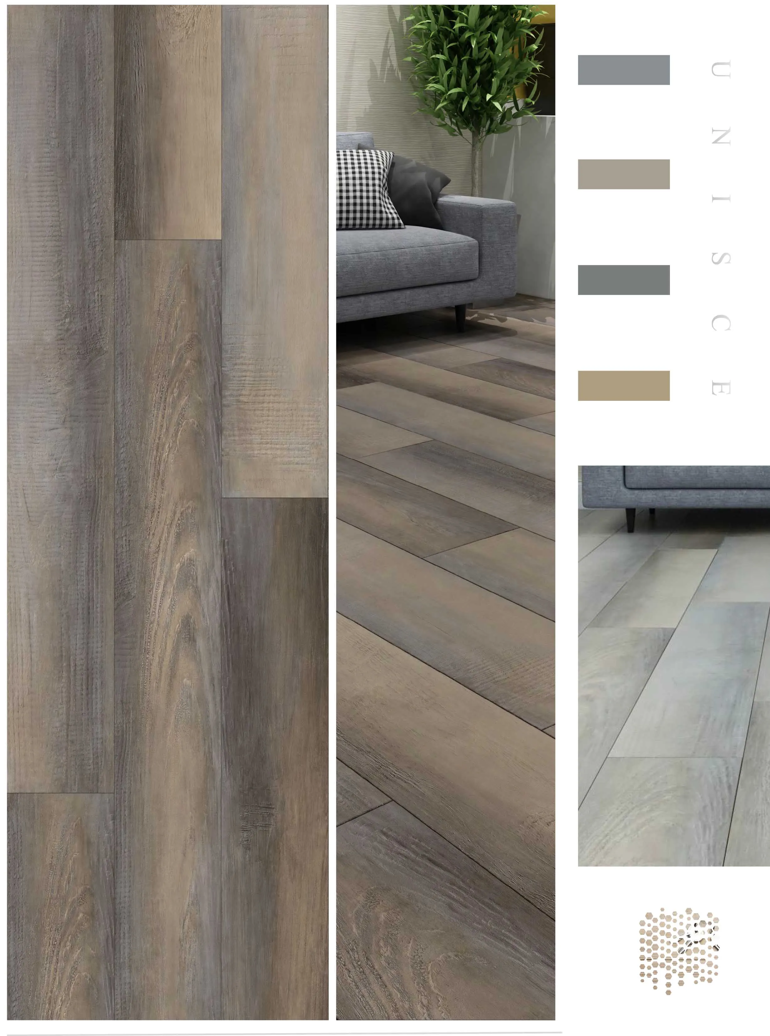 Wholesale SPC Floor Color Film Vinyl Flooring - Warna Vinyl Lantai