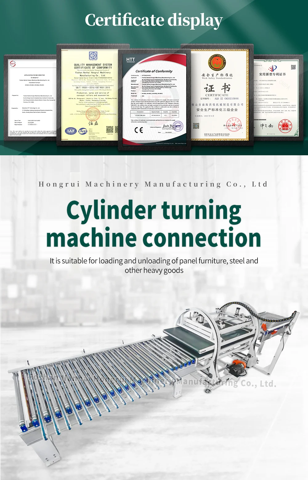 Furniture Production Line - Efficient Roller Conveyor